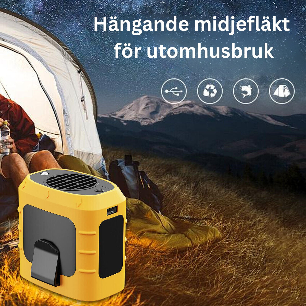 BeltFan - Der mobile Multifunktionsventilator, der Sie überall kühl hä ...